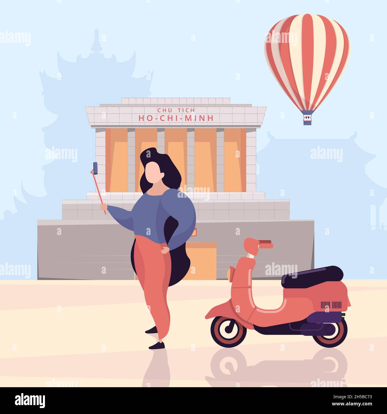 Nature selfie Stock Vector Images - Alamy