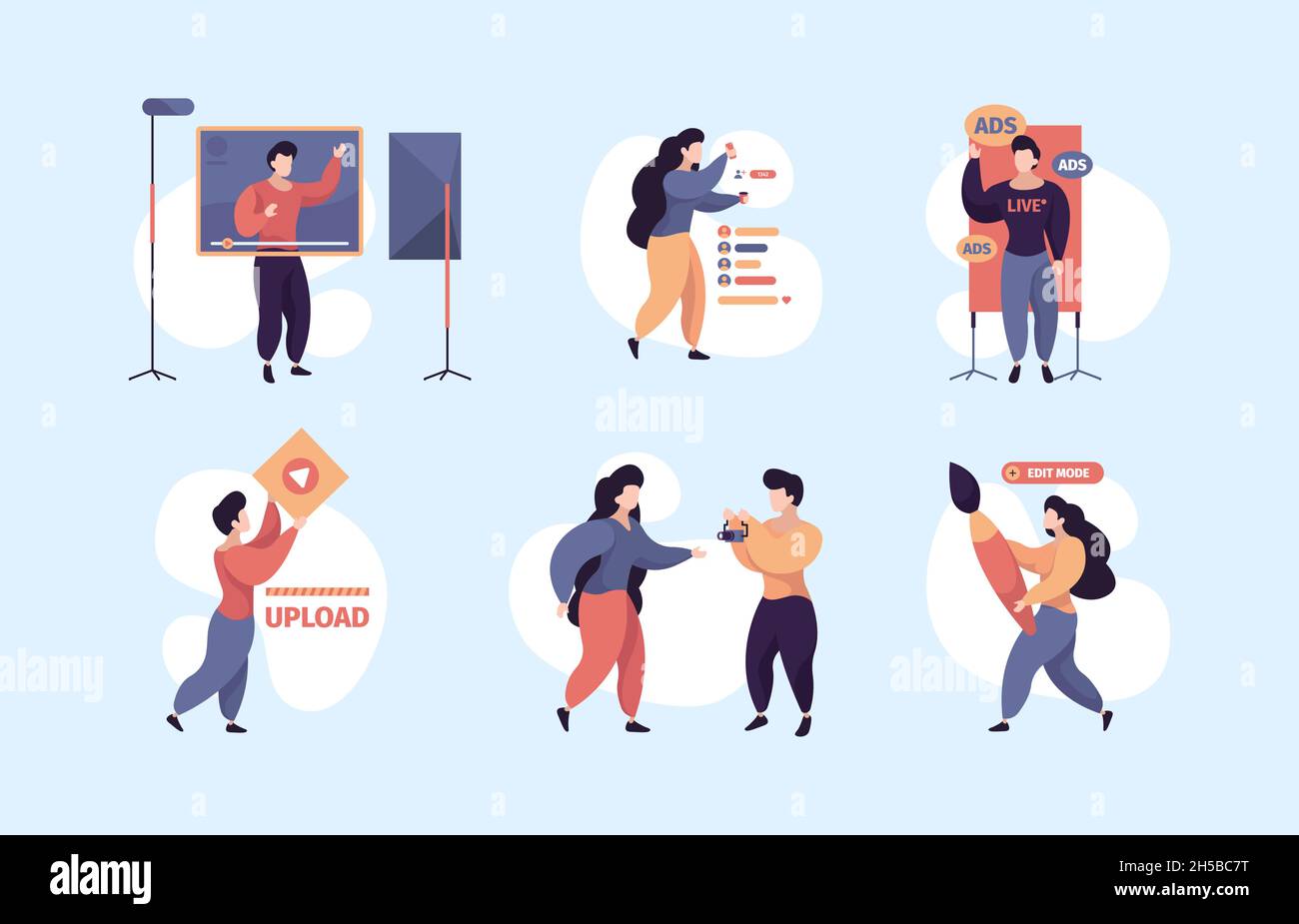 Advertising content Stock Vector Images - Alamy