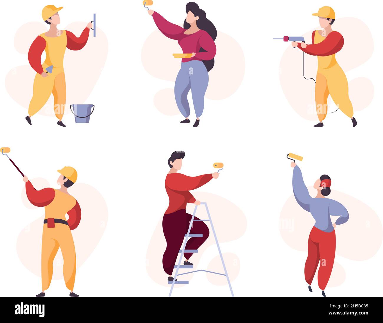 Room paint job Cut Out Stock Images & Pictures - Alamy