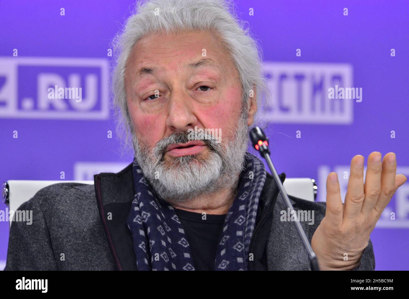 Press conference dedicated to the 70th anniversary of Stas Namin ...