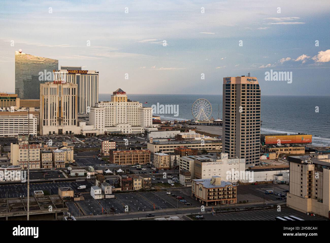 Aerial View of Atlantic City Stock Photo - Alamy