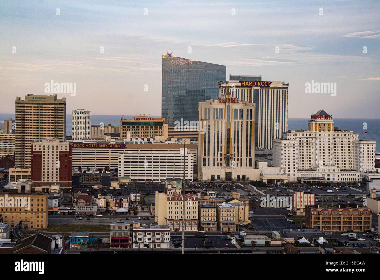 Aerial View of Atlantic City Stock Photo - Alamy