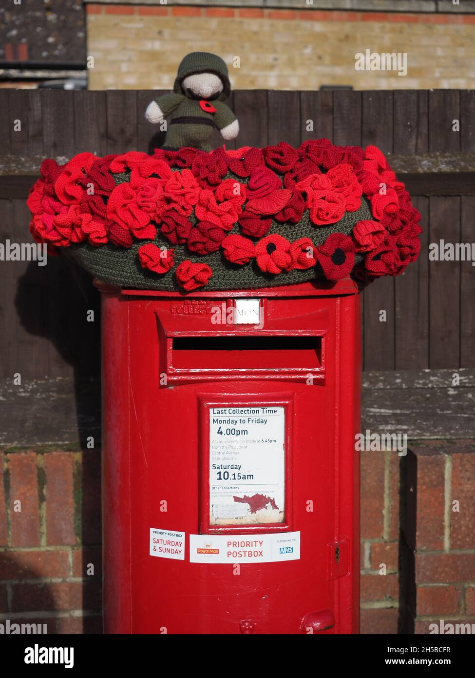 Crocheted post box topper hi-res stock photography and images - Alamy