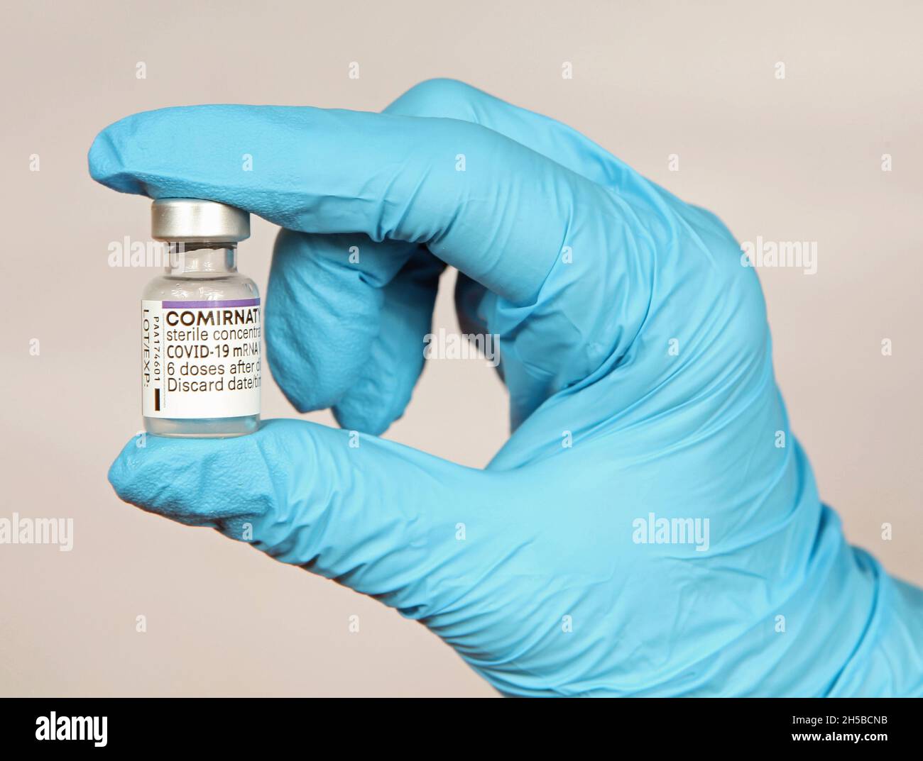 Pfizer Vaccine Vial Stock Photo - Alamy