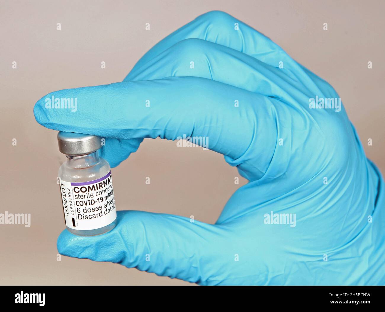 Pfizer Vaccine Vial Stock Photo - Alamy