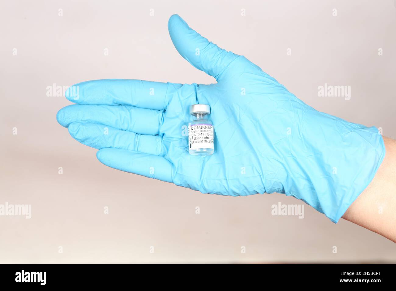 Pfizer Vaccine Vial Stock Photo - Alamy