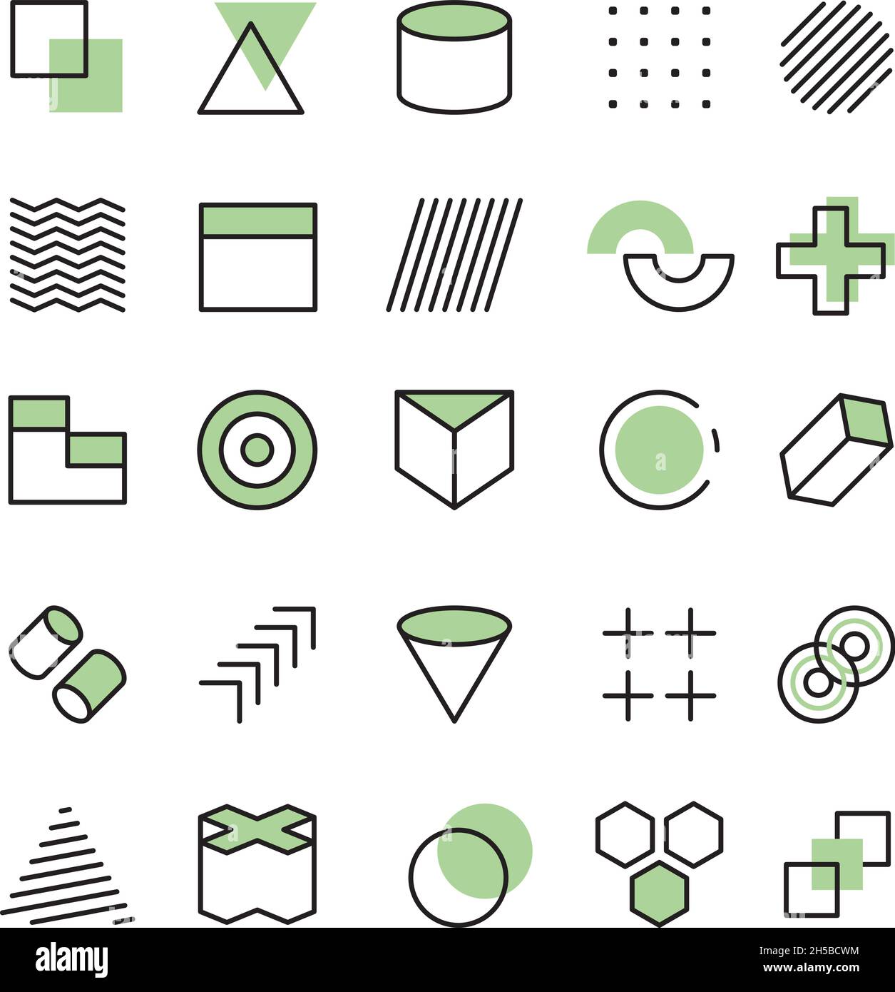 Simple vintage 80s memphis Stock Vector Images - Alamy