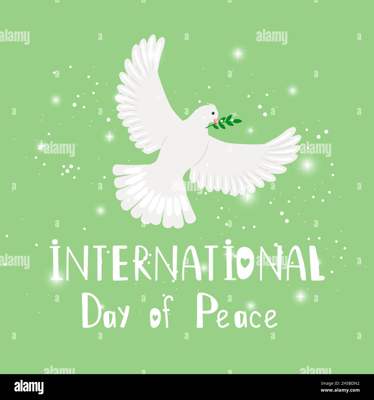 Bird With Peace Symbol