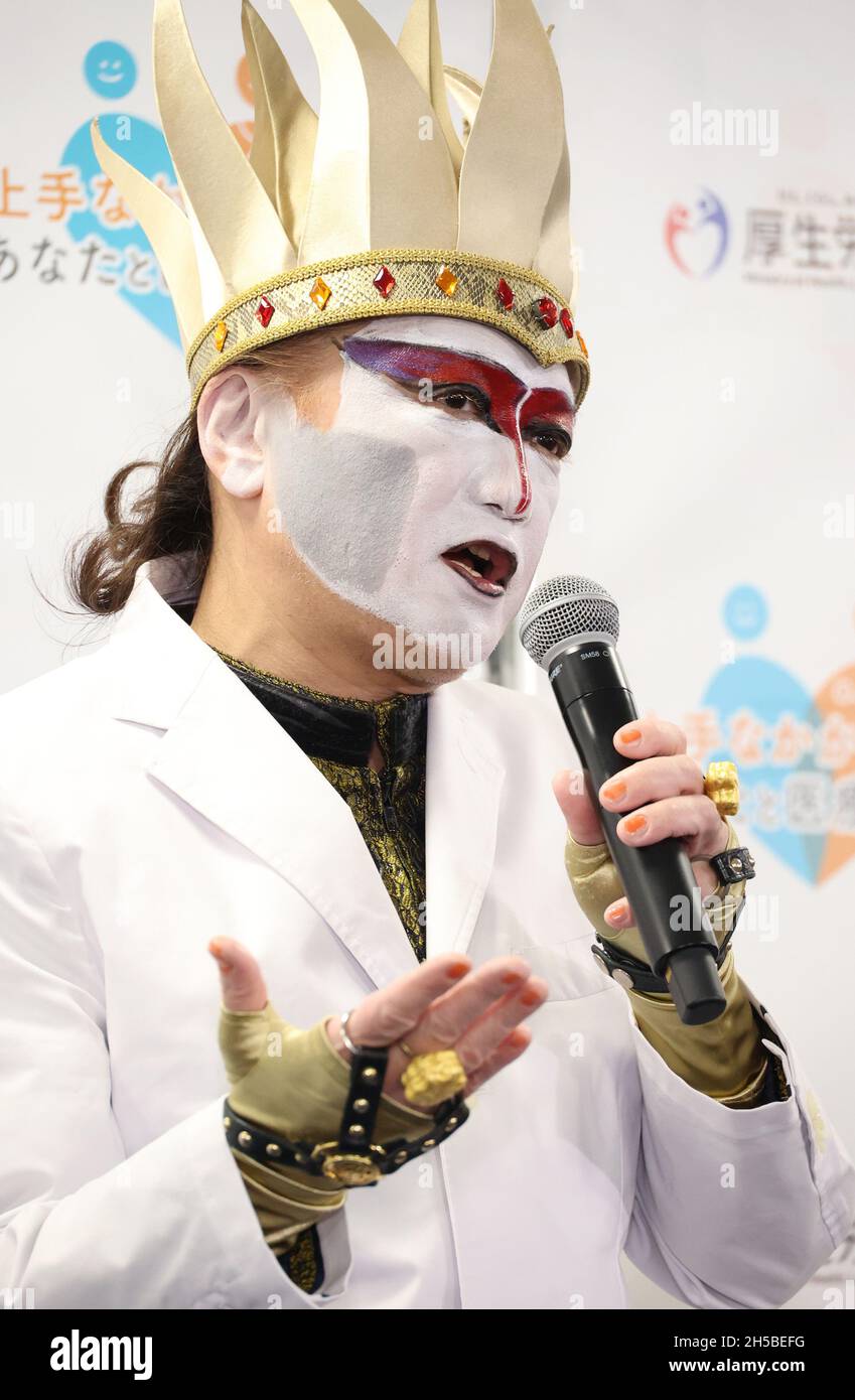 November 8, 2021, Tokyo, Japan - Japanese rock band Seikima-II member ...