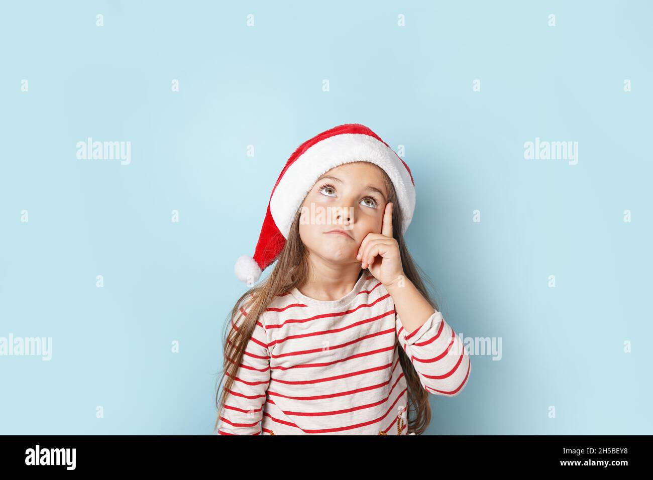 Child thinking hat hi-res stock photography and images - Alamy