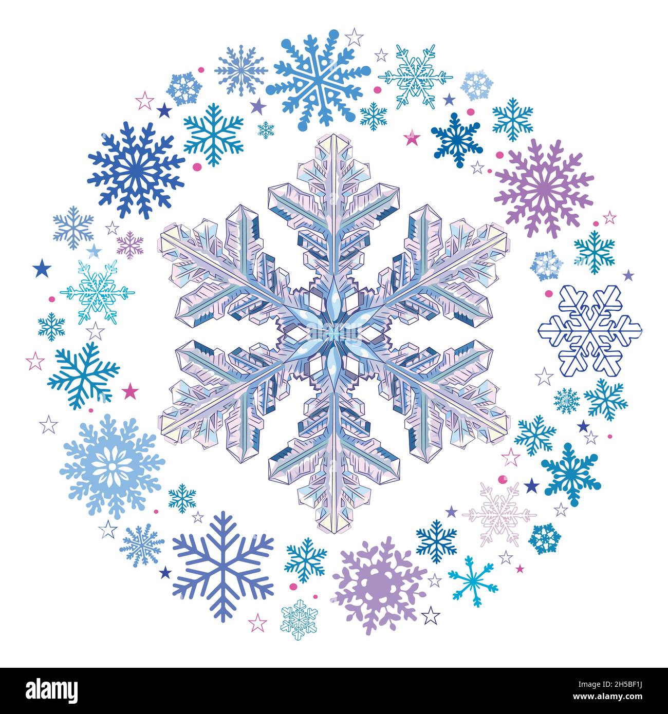 Aerial view snow Stock Vector Images - Alamy