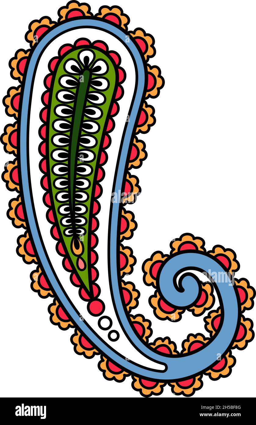 Indian buta Cut Out Stock Images & Pictures - Alamy