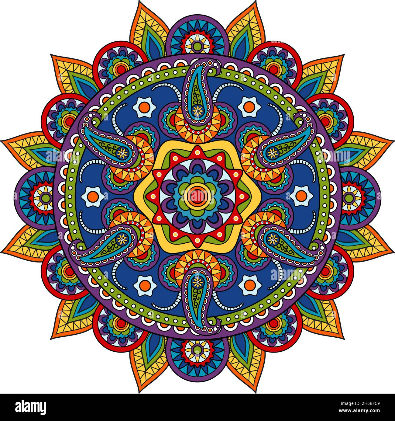 Indian Art Patterns Flowers