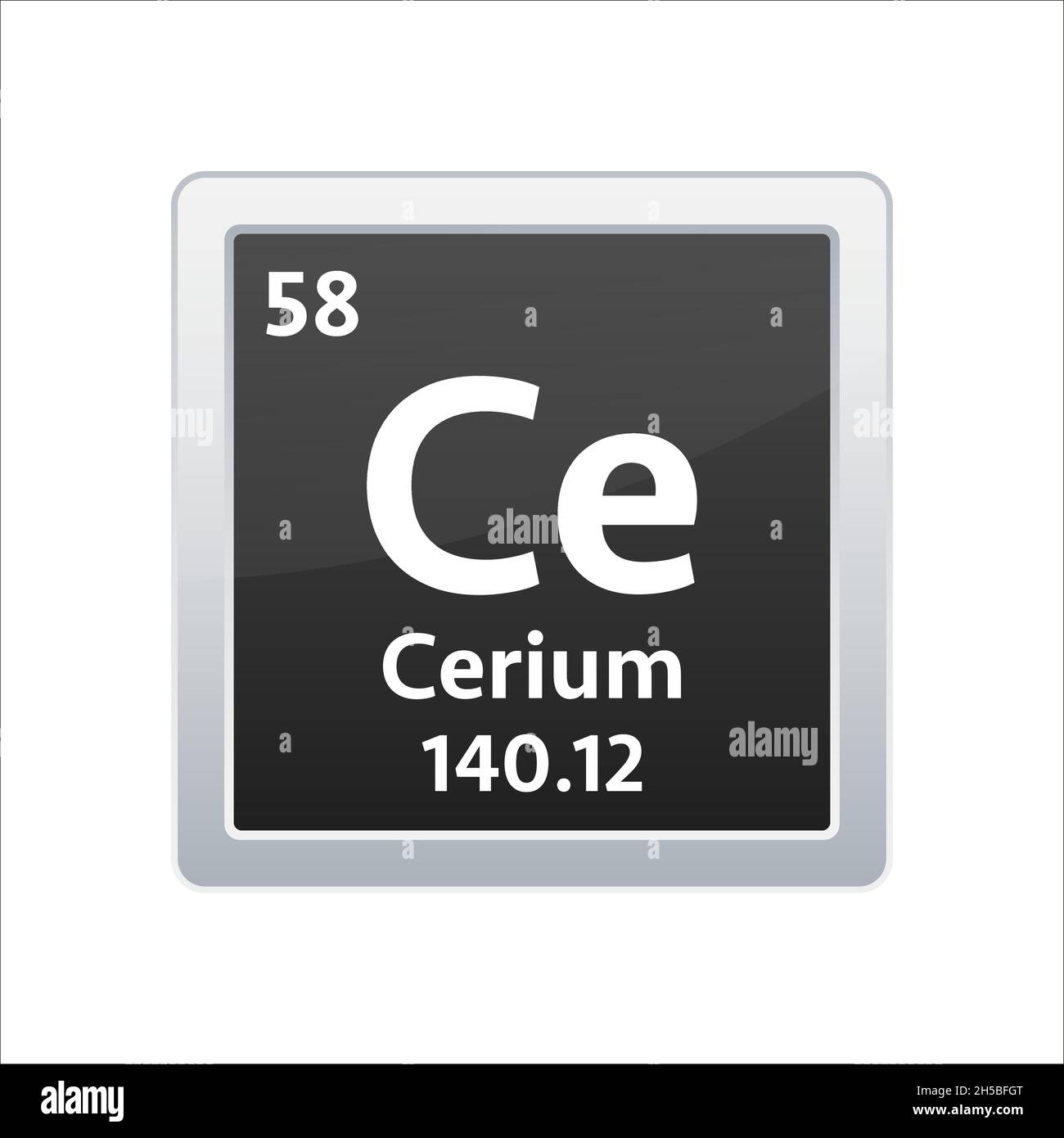 Cerium symbol Stock Vector Images - Alamy