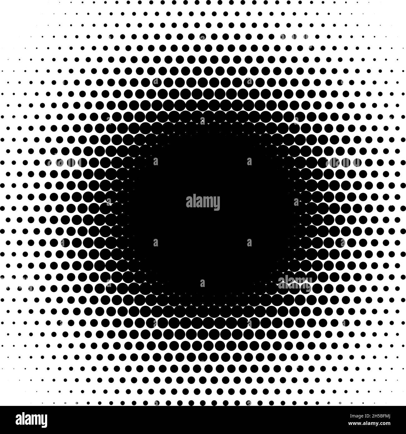 Radial Halftone pattern circles round matrix point burst gradient ...