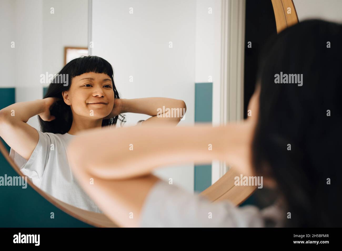 Hand reflection hi-res stock photography and images - Alamy