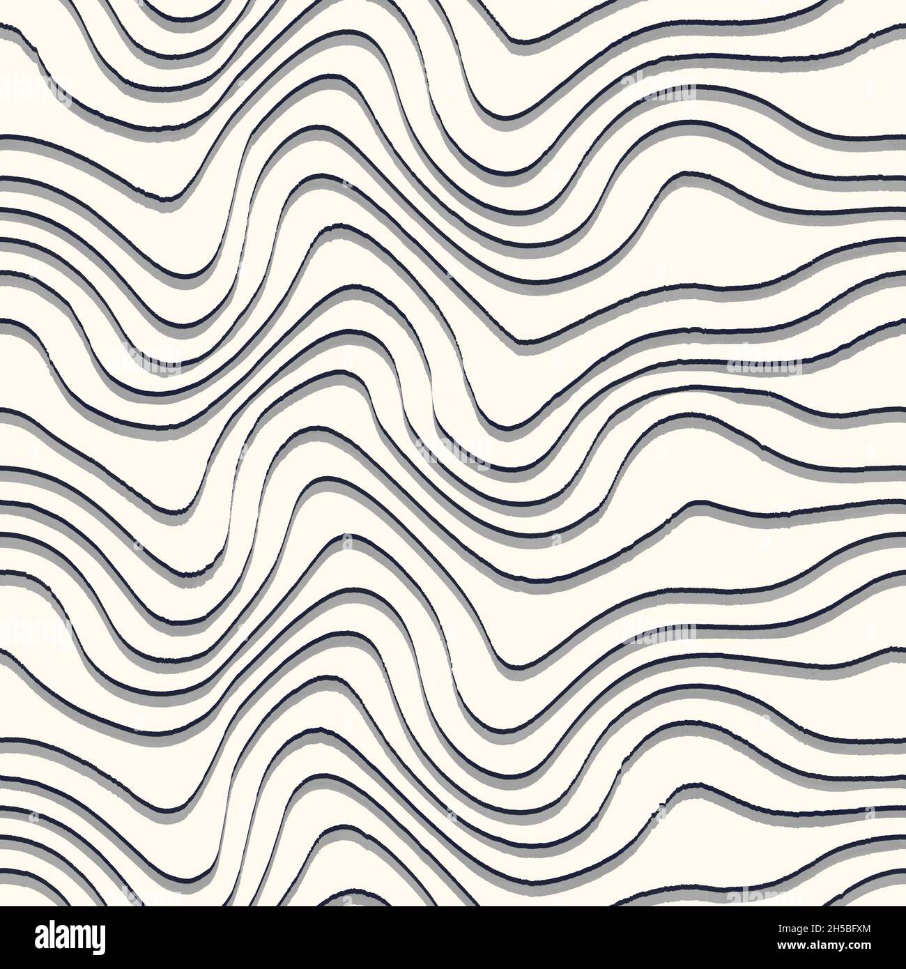 Black And White Stripes Abstract