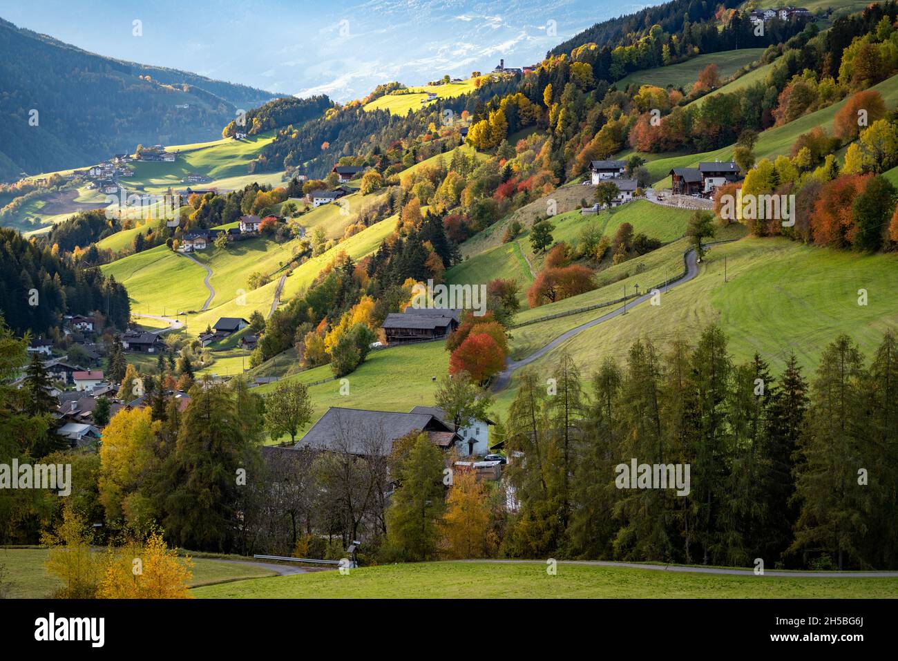 Villnoess valley hi-res stock photography and images - Alamy