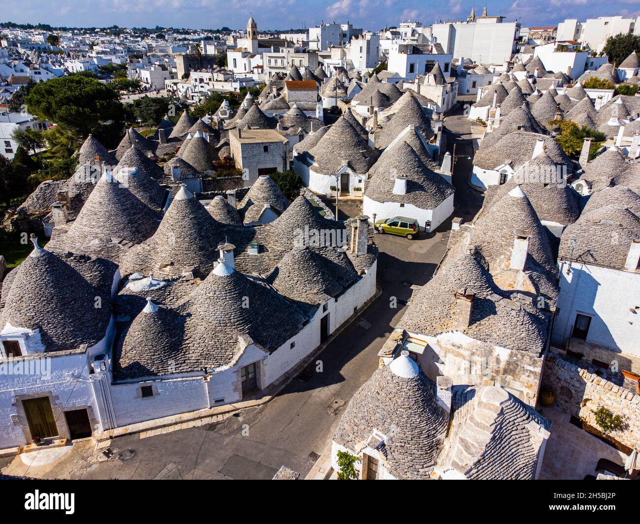 Italy alberobello aerial hi-res stock photography and images - Alamy