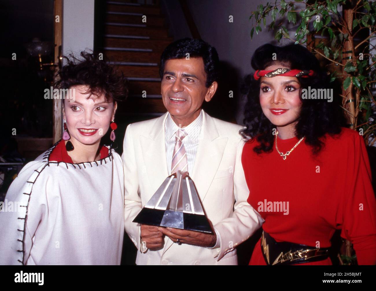 Toni Basil, Casey Kasem and La Toya Jackson at the American Video ...