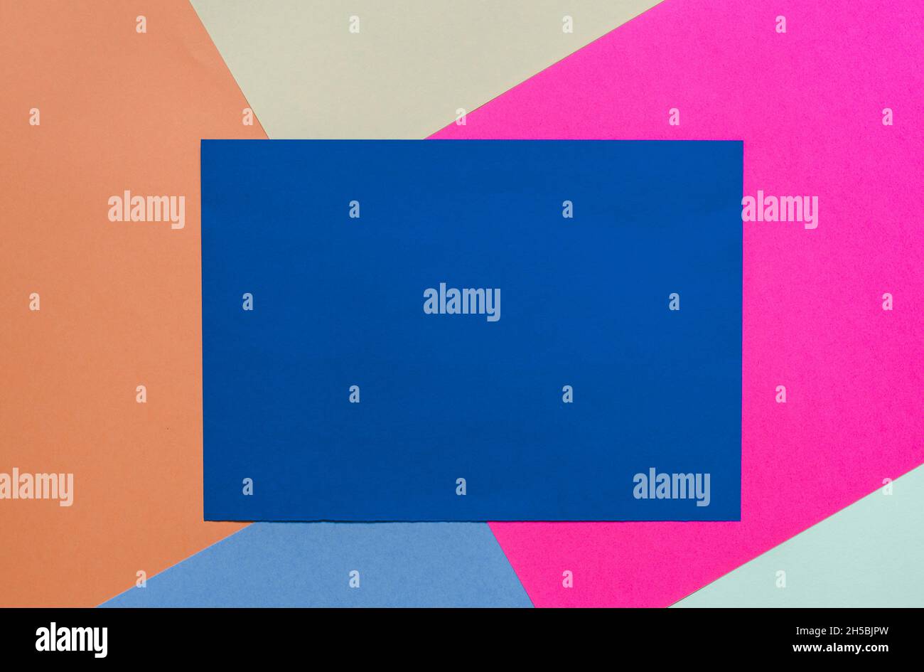 Light blue sheet of paper with place for your text on a colored ...