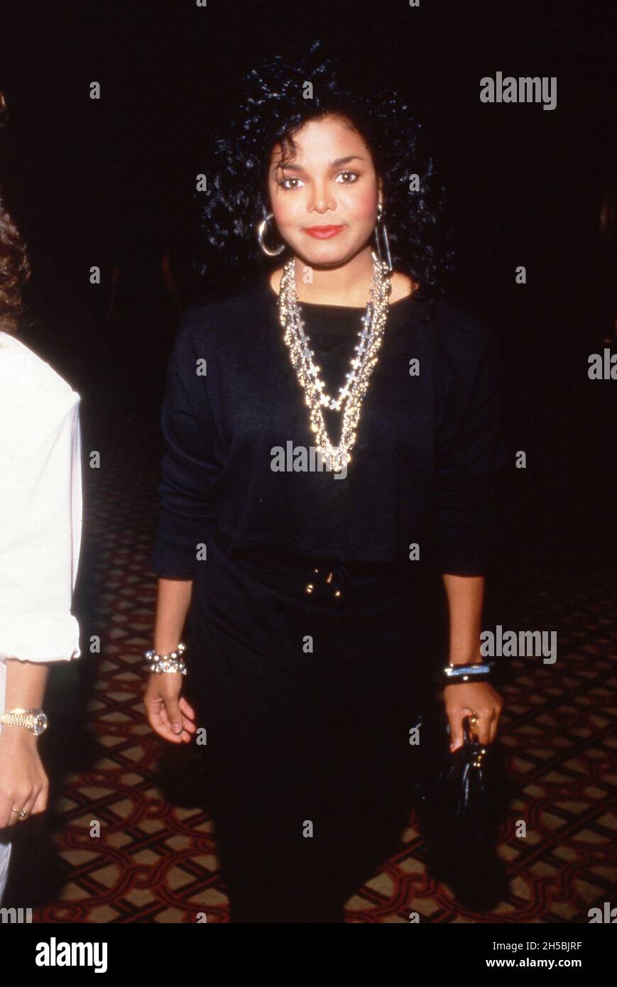 Janet Jackson 1986 Credit: Ralph Dominguez/MediaPunch Stock Photo - Alamy
