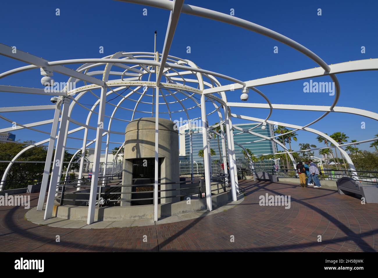 A sunny spring afternoon at the Shoreline Village and Marina, Long ...