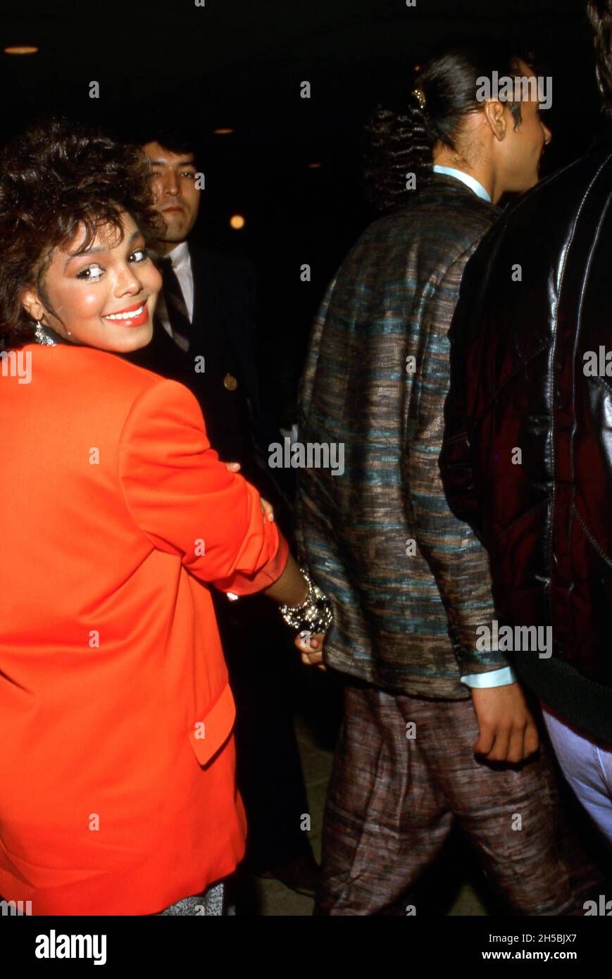 Janet Jackson and James Debarge March 1985 Credit: Ralph Dominguez ...