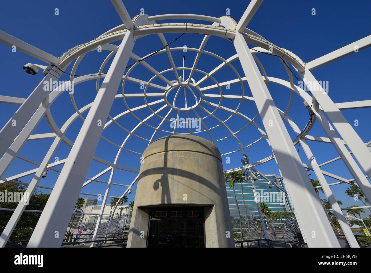 A sunny spring afternoon at the Shoreline Village and Marina, Long ...