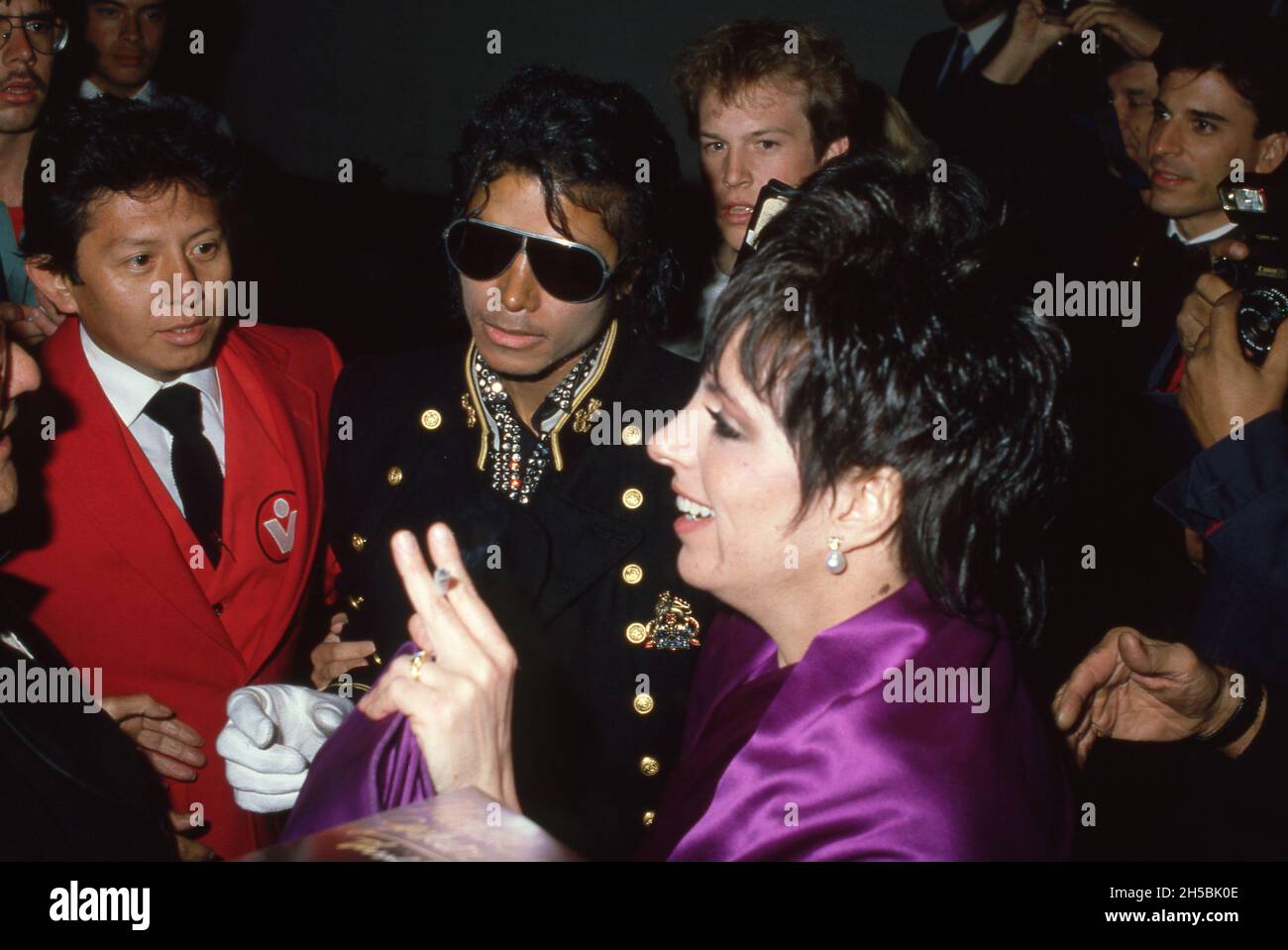 Liza minnelli and michael jackson hi-res stock photography and images - Alamy