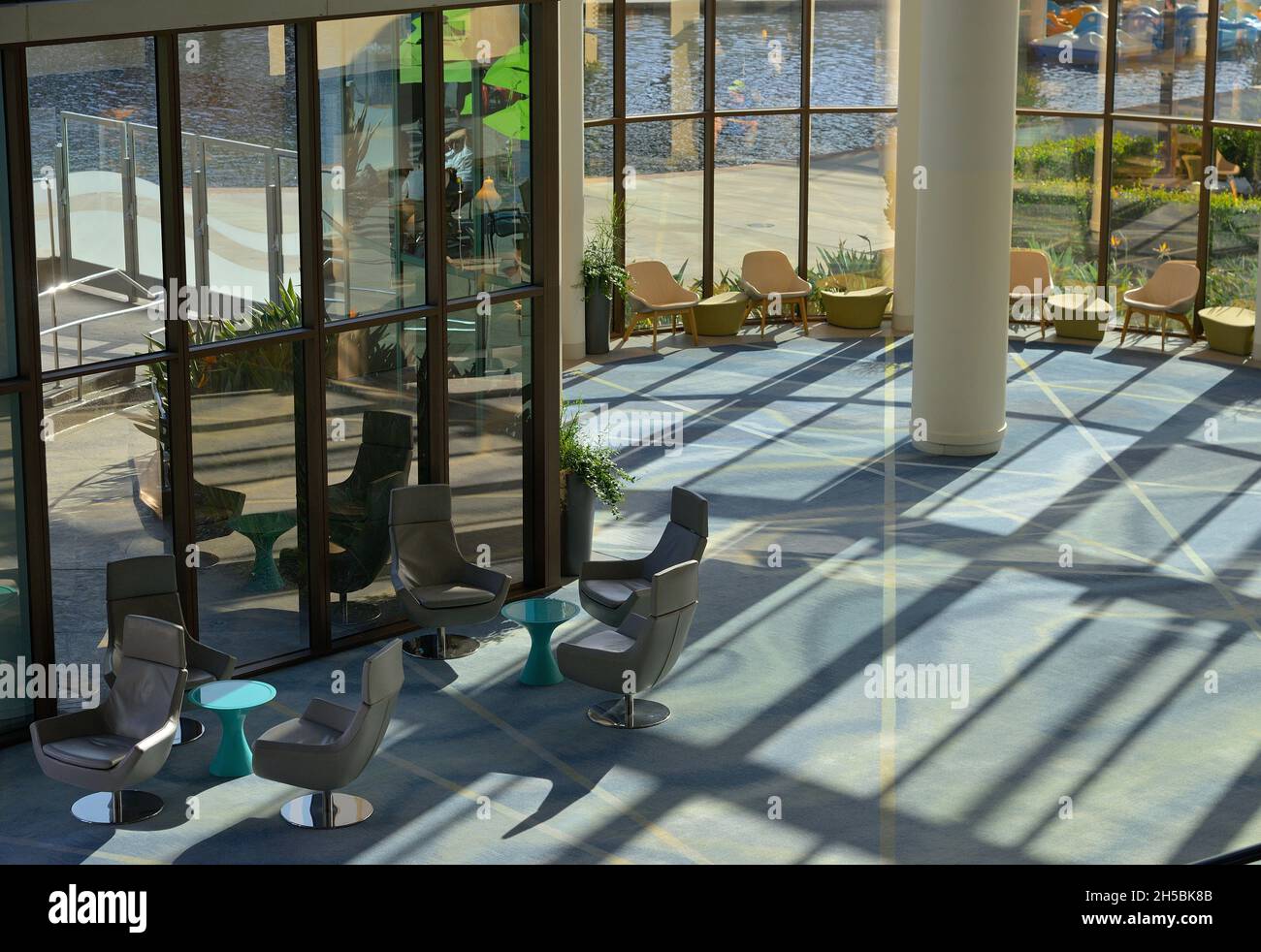 The Hyatt Regency Hotel at the waterfront, Long Beach CA Stock Photo ...