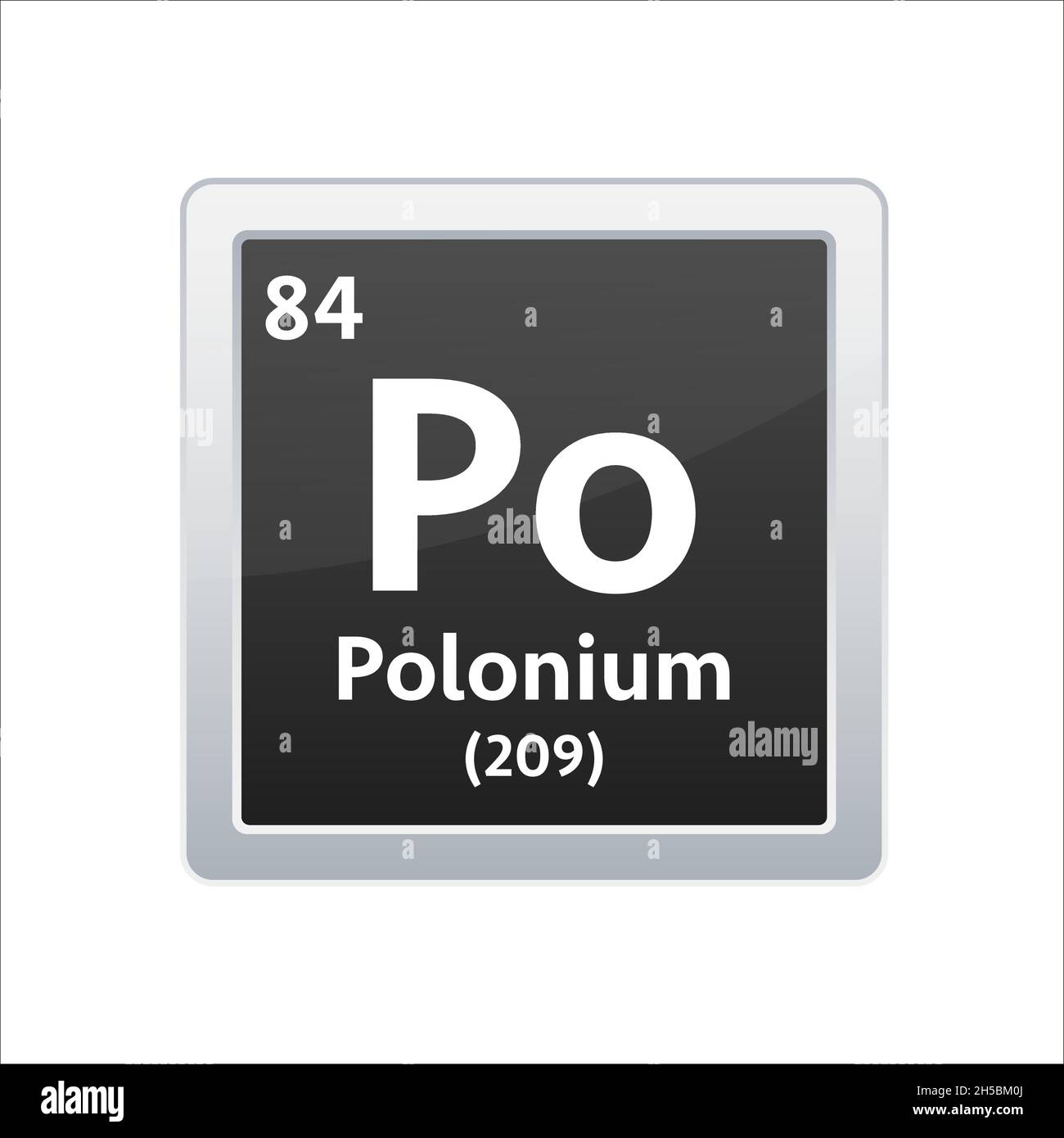 Polonium symbol hi-res stock photography and images - Alamy