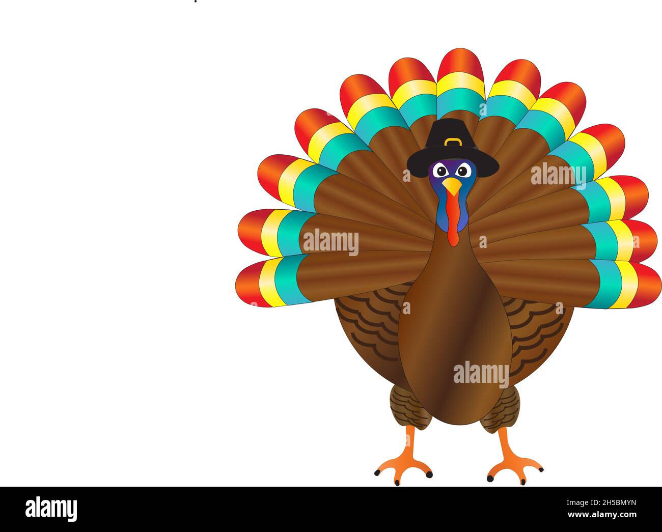 Colorful Thanksgiving Turkeys