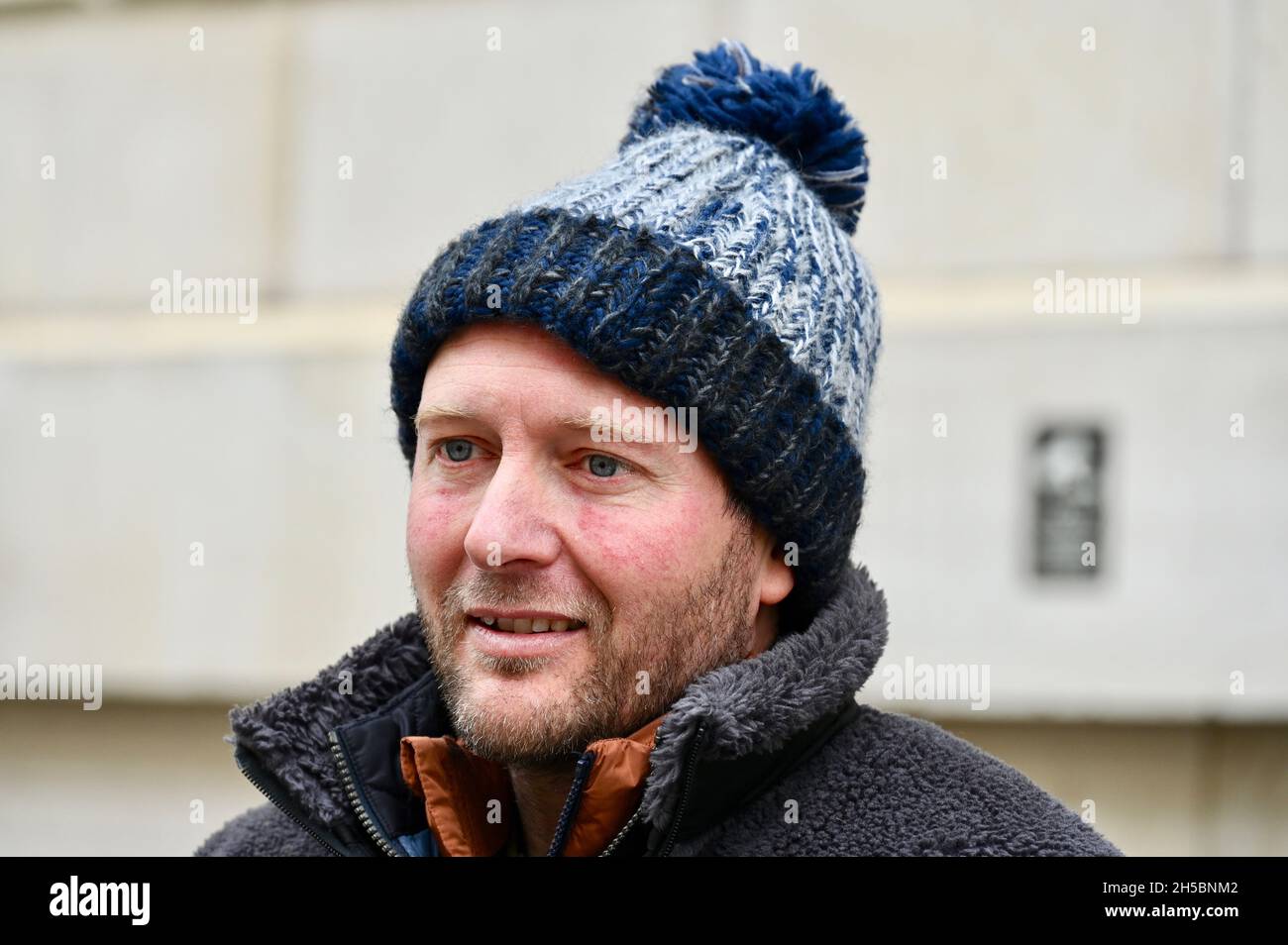 Richard ratcliffe hunger strike protest 2021 hi-res stock photography ...