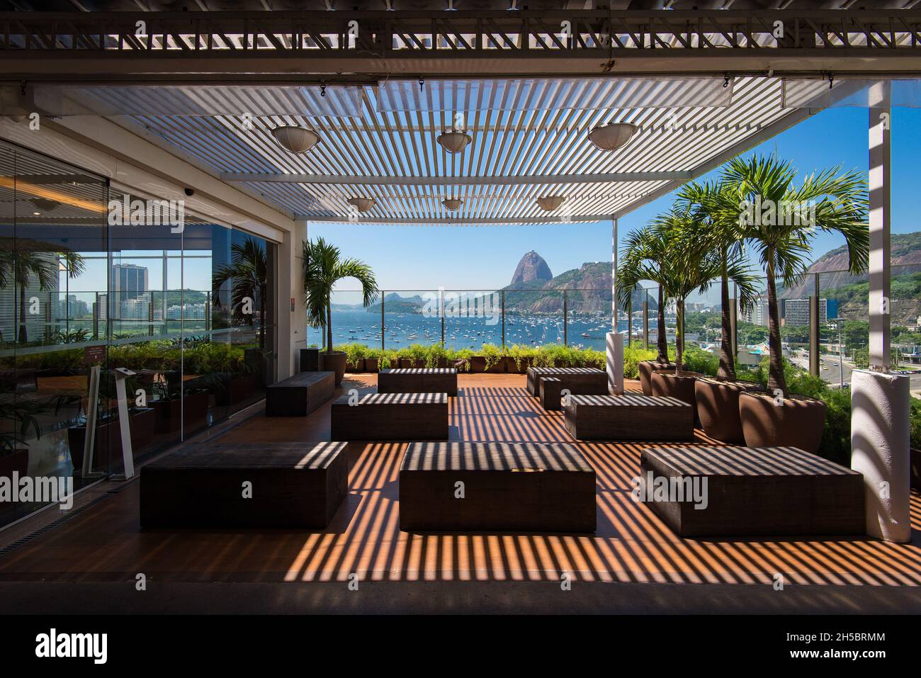 Rio de Janeiro, Brazil - March 12, 2018: This gorgeous terrace is ...