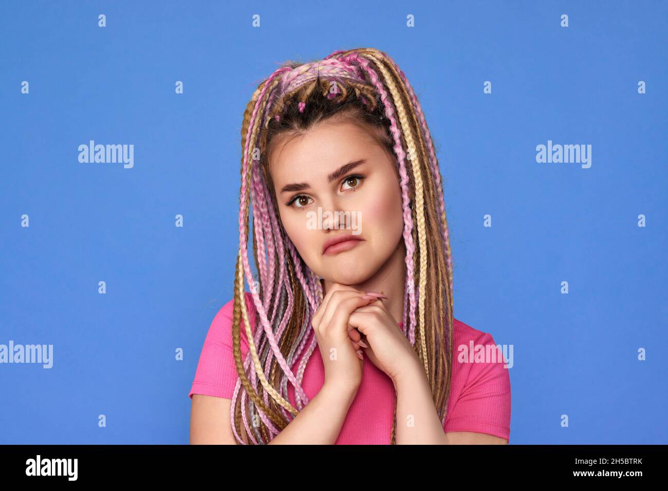 Face sad dreadlocks hi-res stock photography and images - Alamy