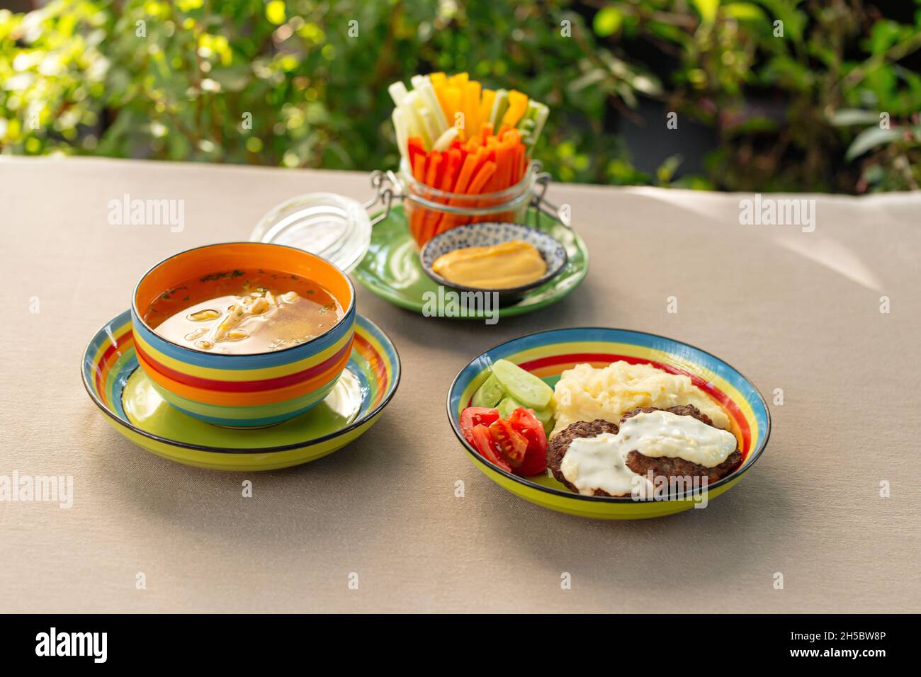 Full course meal hi-res stock photography and images - Alamy