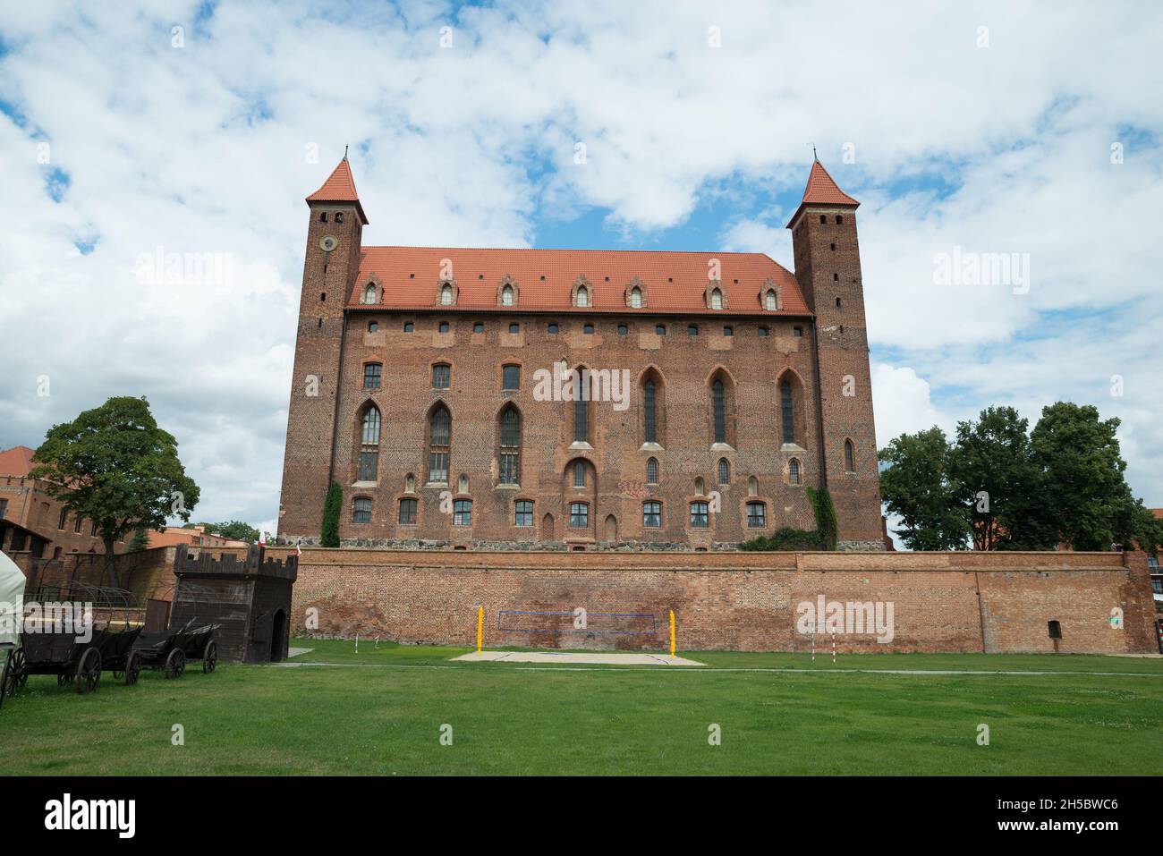 Teutonic castle (14th century) in Gniew, Poland Stock Photo - Alamy
