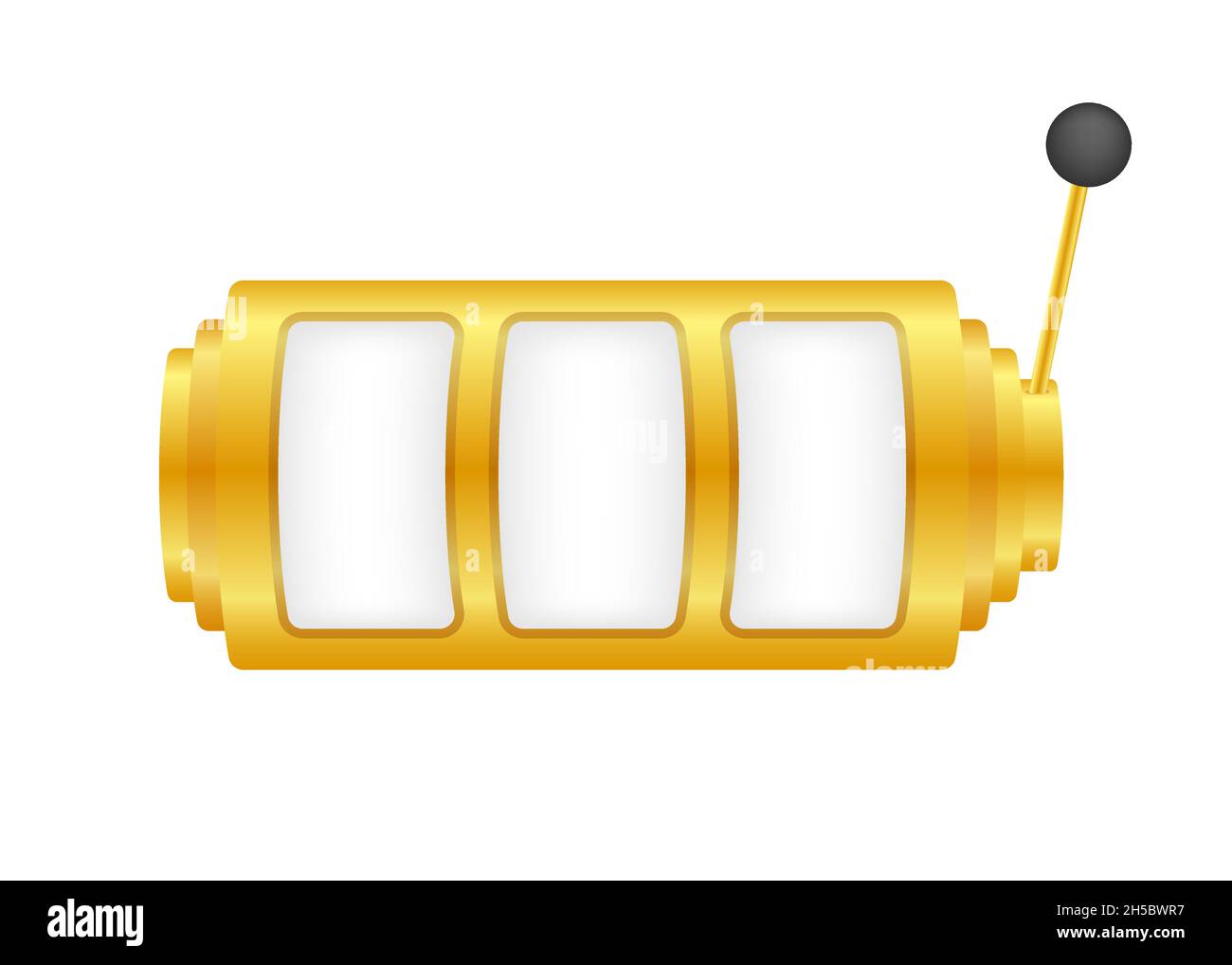 Retro banner for game background design. Winner banner. Slot machine ...