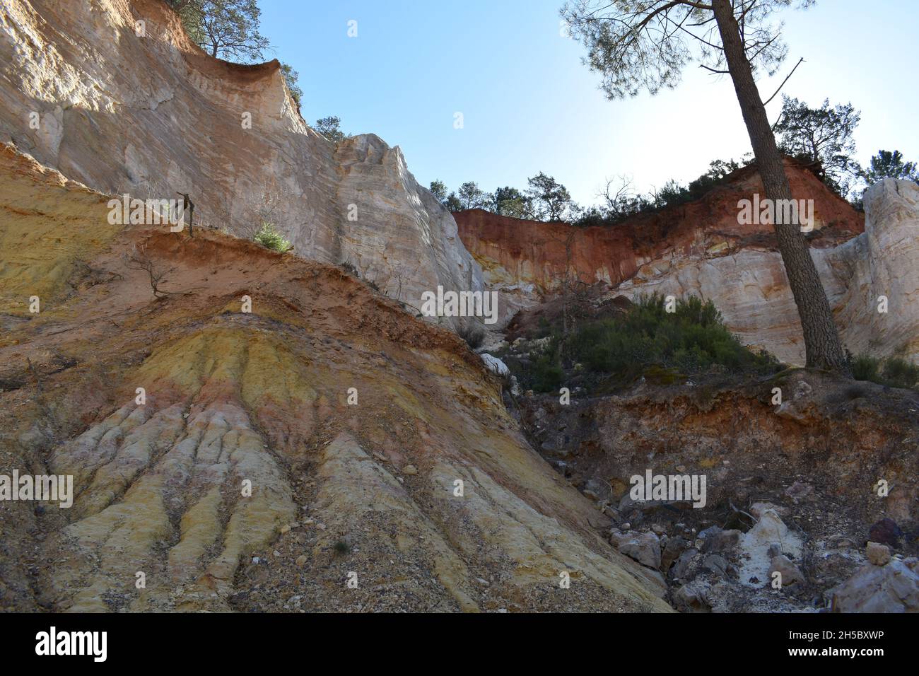 Visiting the French Colorado, South of France, Rustrel, Colorado ...