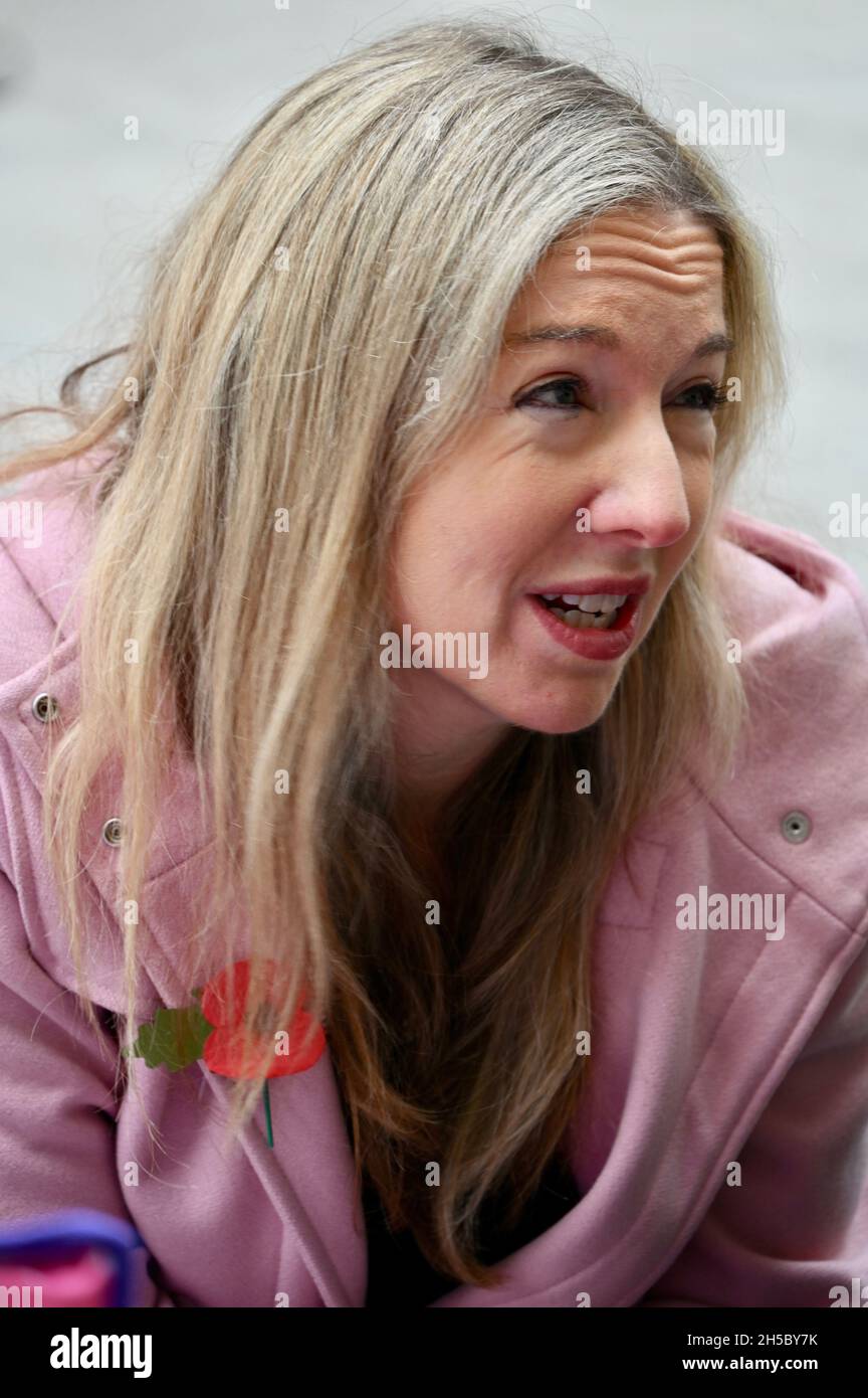 London, UK. 08th Nov, 2021. London, UK. Victoria Coren Mitchell met ...