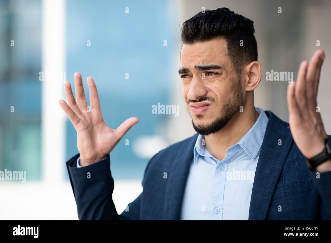 Angry Arabic Man Standing High Resolution Stock Photography and Images ...