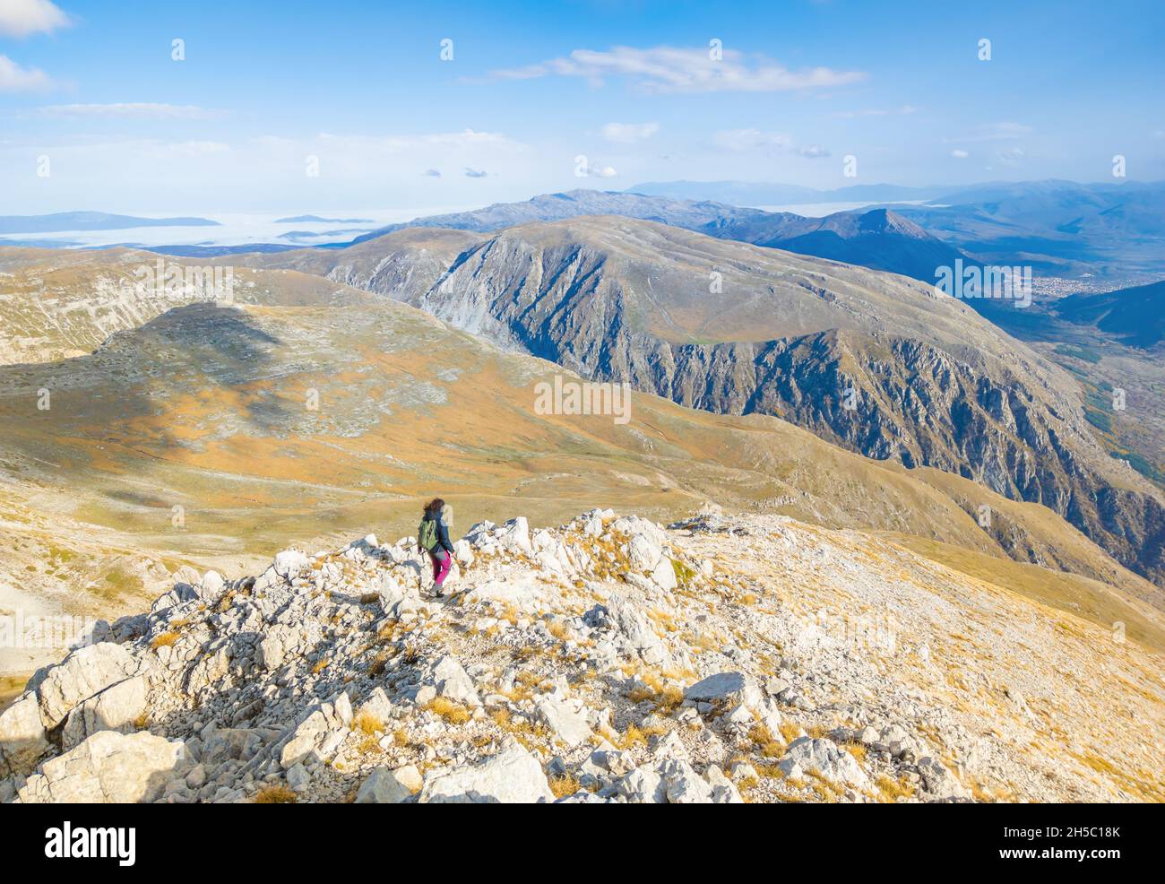 Monte Velino (Italy) - The beautiful landscape summit of Mount Velino ...