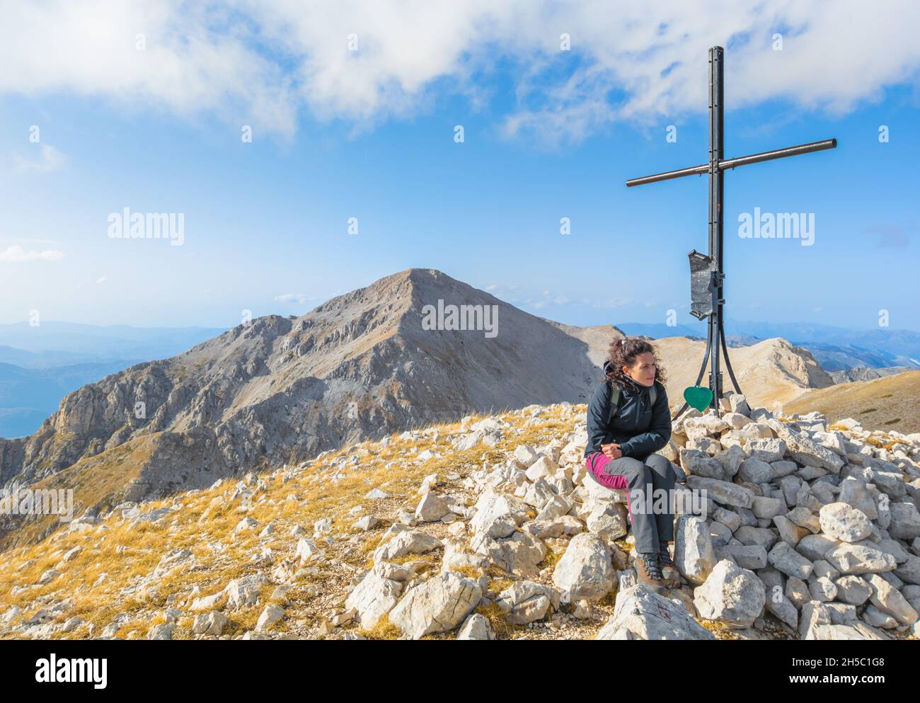 Monte Velino (Italy) - The beautiful landscape summit of Mount Velino ...