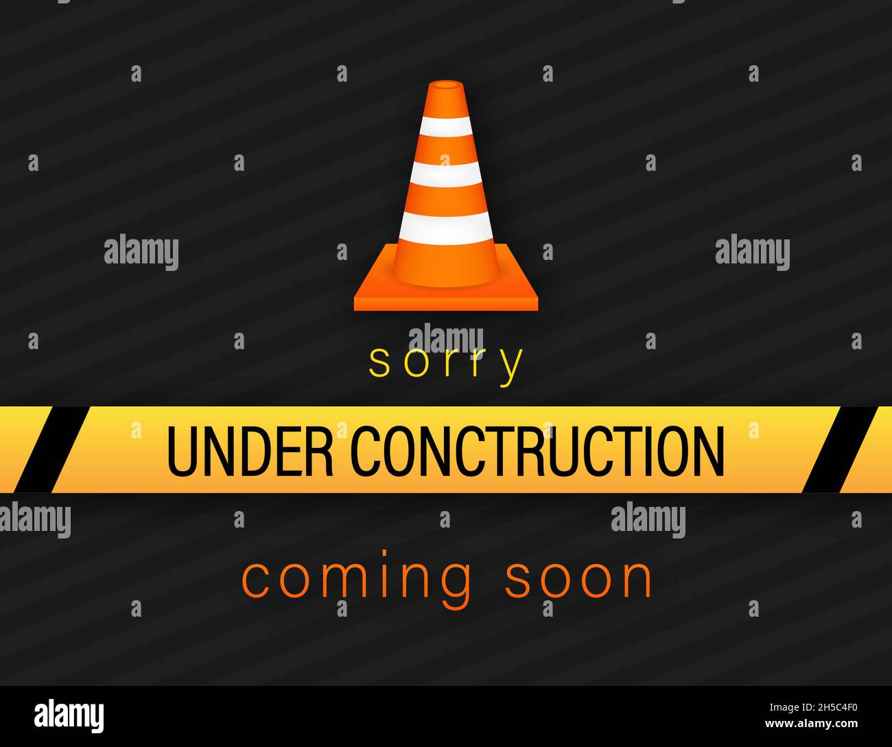 Construction site signage vector hi-res stock photography and images ...