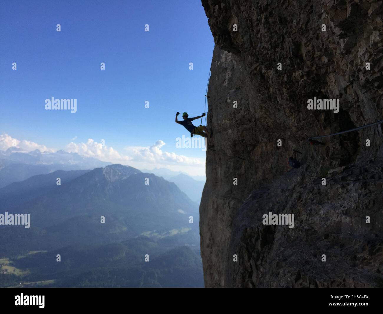 Climbing over ledge hi-res stock photography and images - Alamy