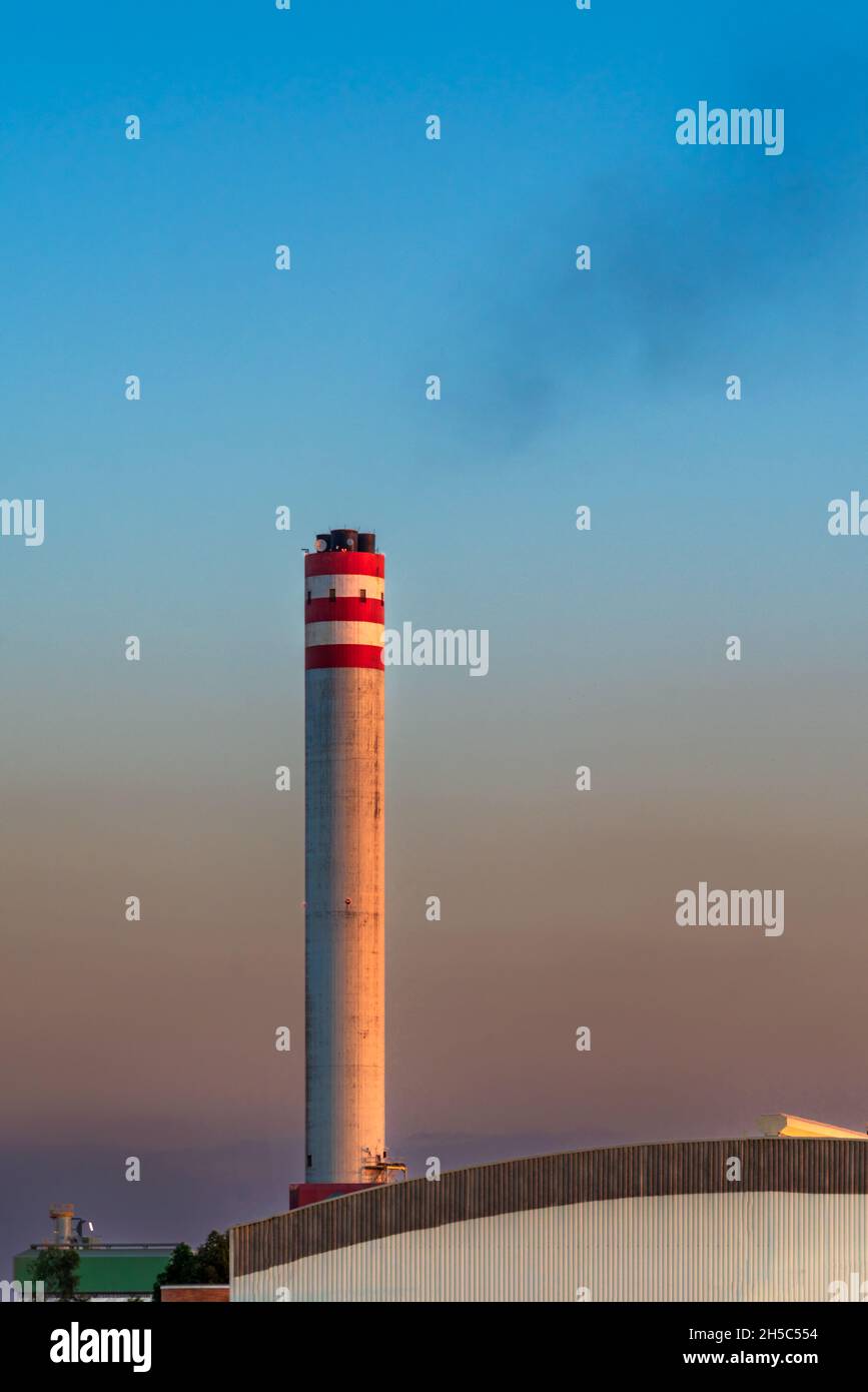 Big red chimney hi-res stock photography and images - Alamy