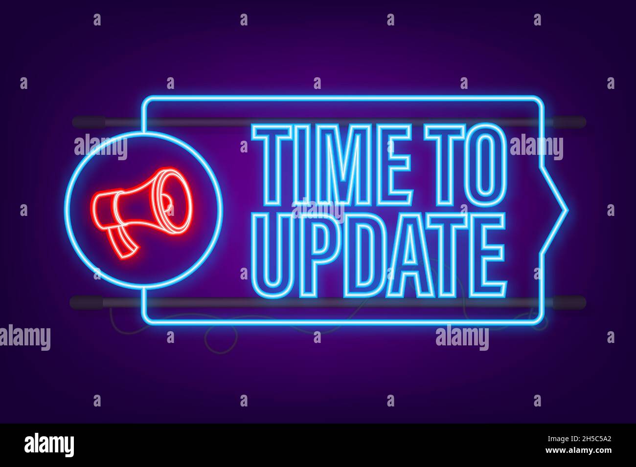 System software update or upgrade. Banner new update. Time to Update ...