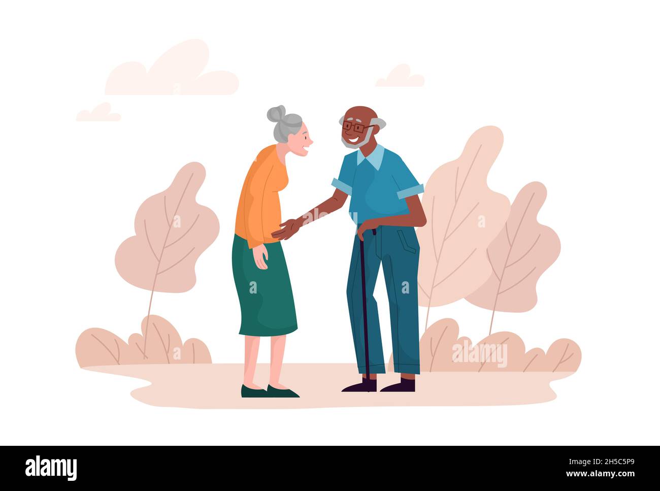 Portrait of a man with gray hair Stock Vector Images - Alamy