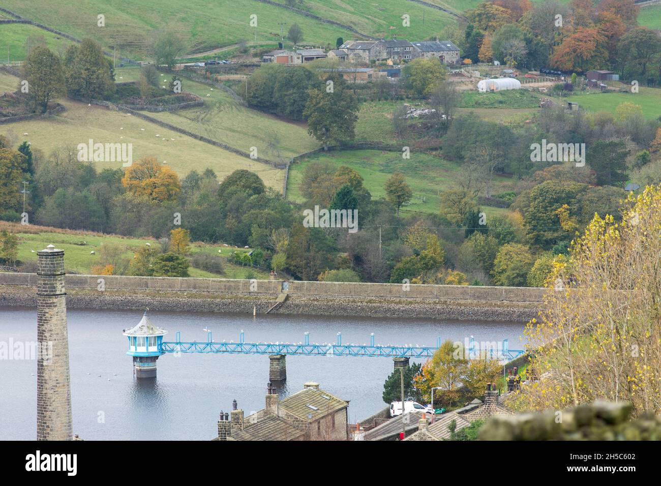 Oxenhope's name derives from the Old English hop which means valley ...
